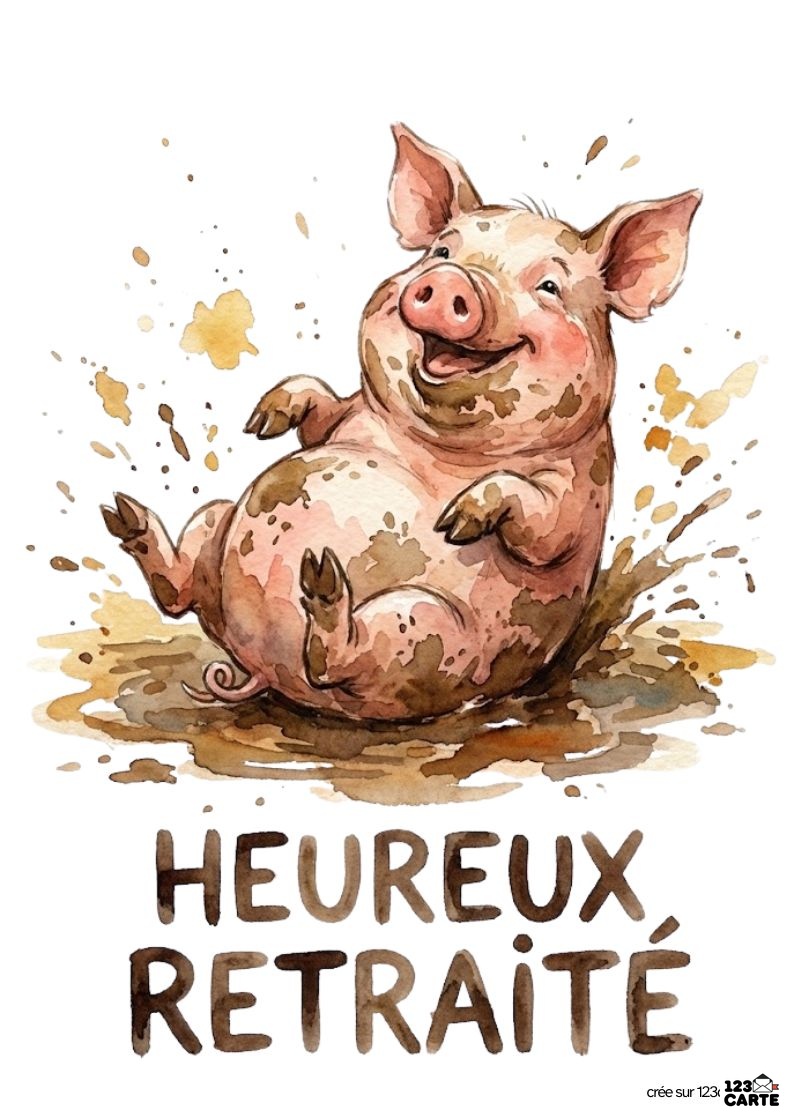 Cartes Bonne retraite Humour Gratuite à Imprimer